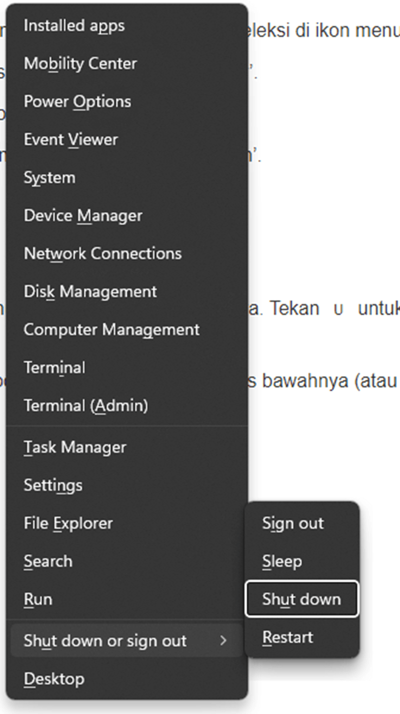4 Cara Restart Mematikan Laptop Windows ASUS Pakai Keyboard - ZenCreator