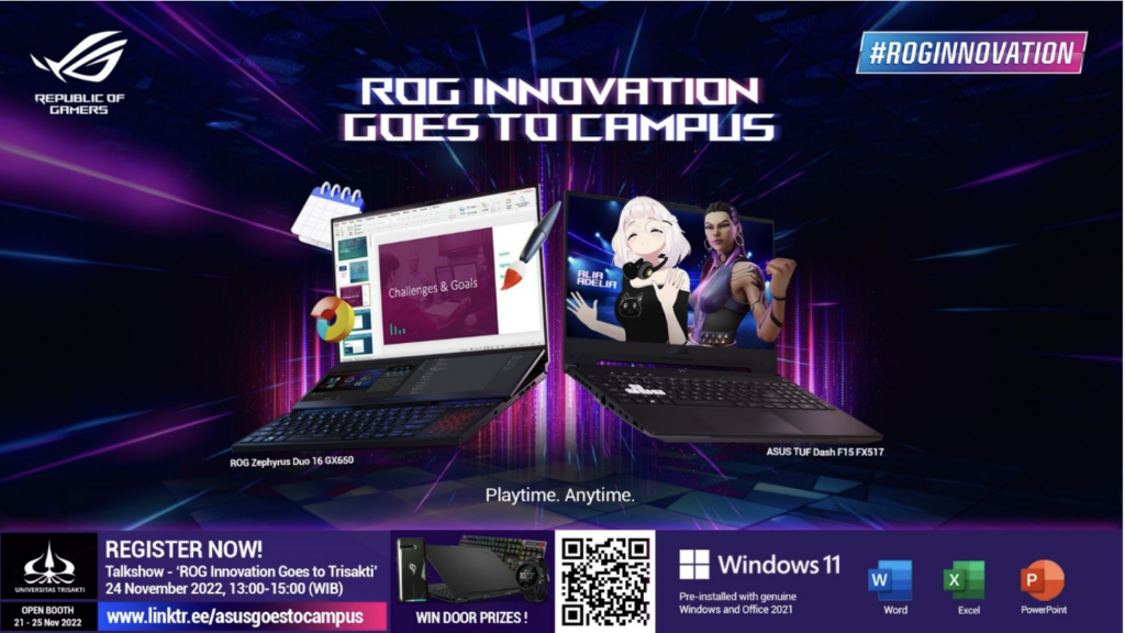 Buktikan Langsung Laptop Gaming Terbaik untuk Pelajar di ROG Innovation Goes to Campus - ZenCreator