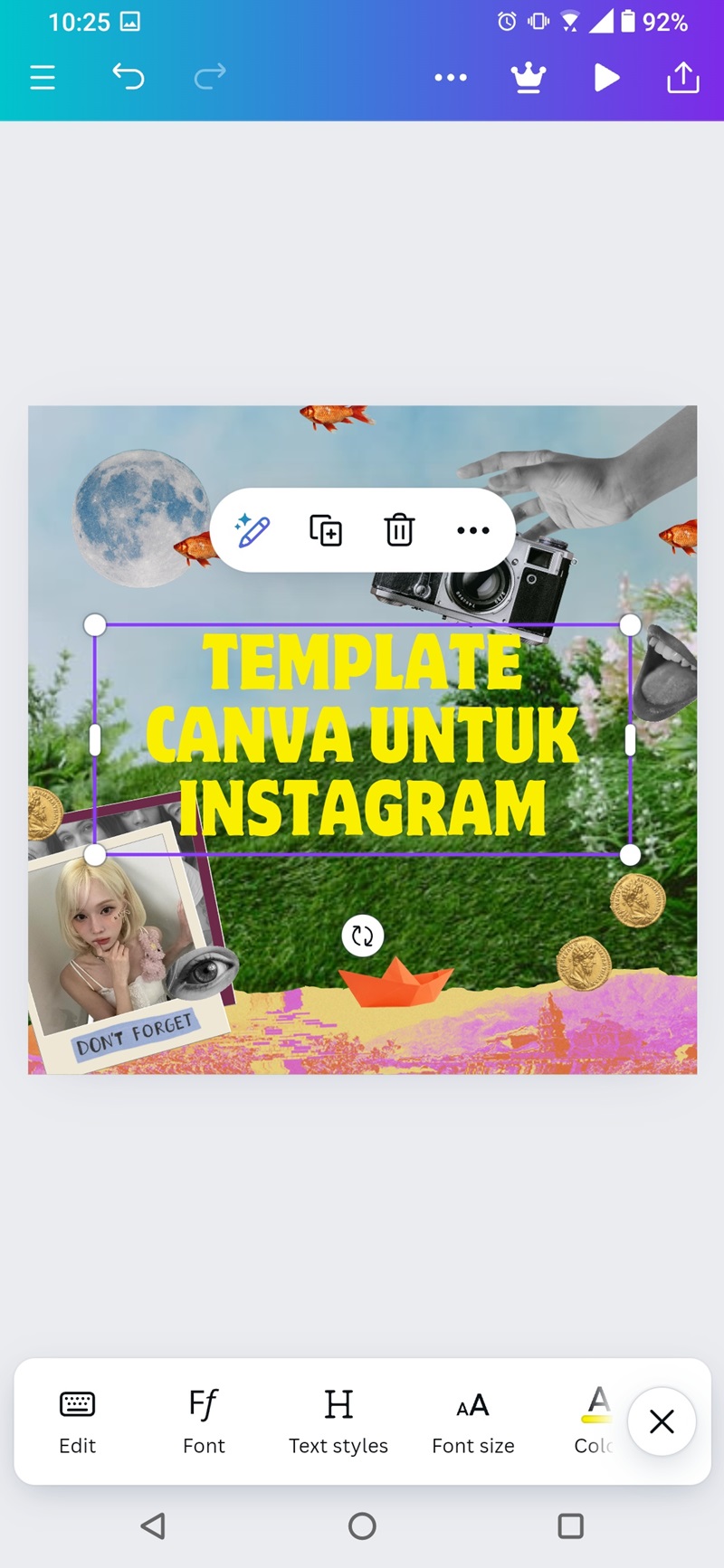 9 Cara Pakai Template Canva untuk Instagram, Tetap Eksis Walau Sibuk - ZenCreator