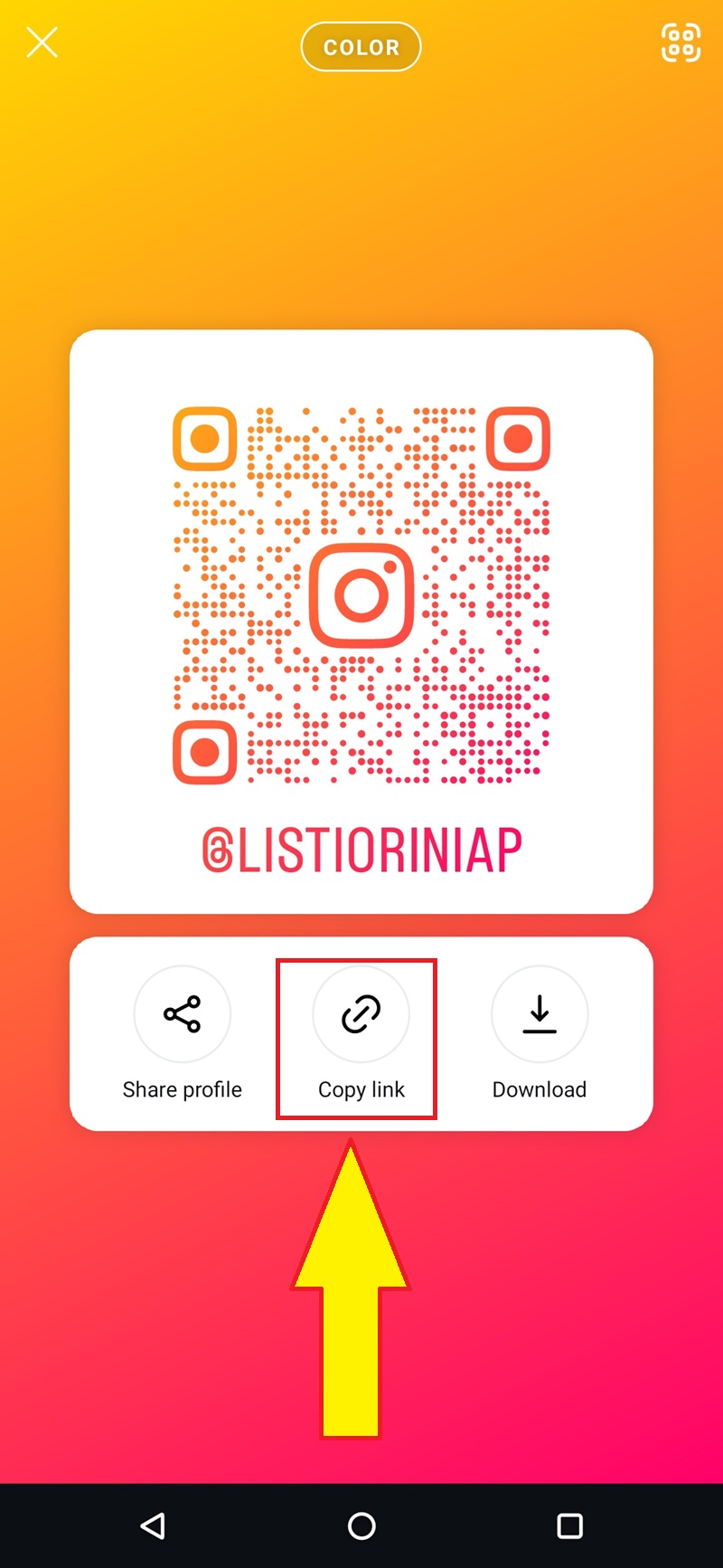 2 Cara Copy Link Profil Instagram untuk Sendiri dan Akun IG Lain ...