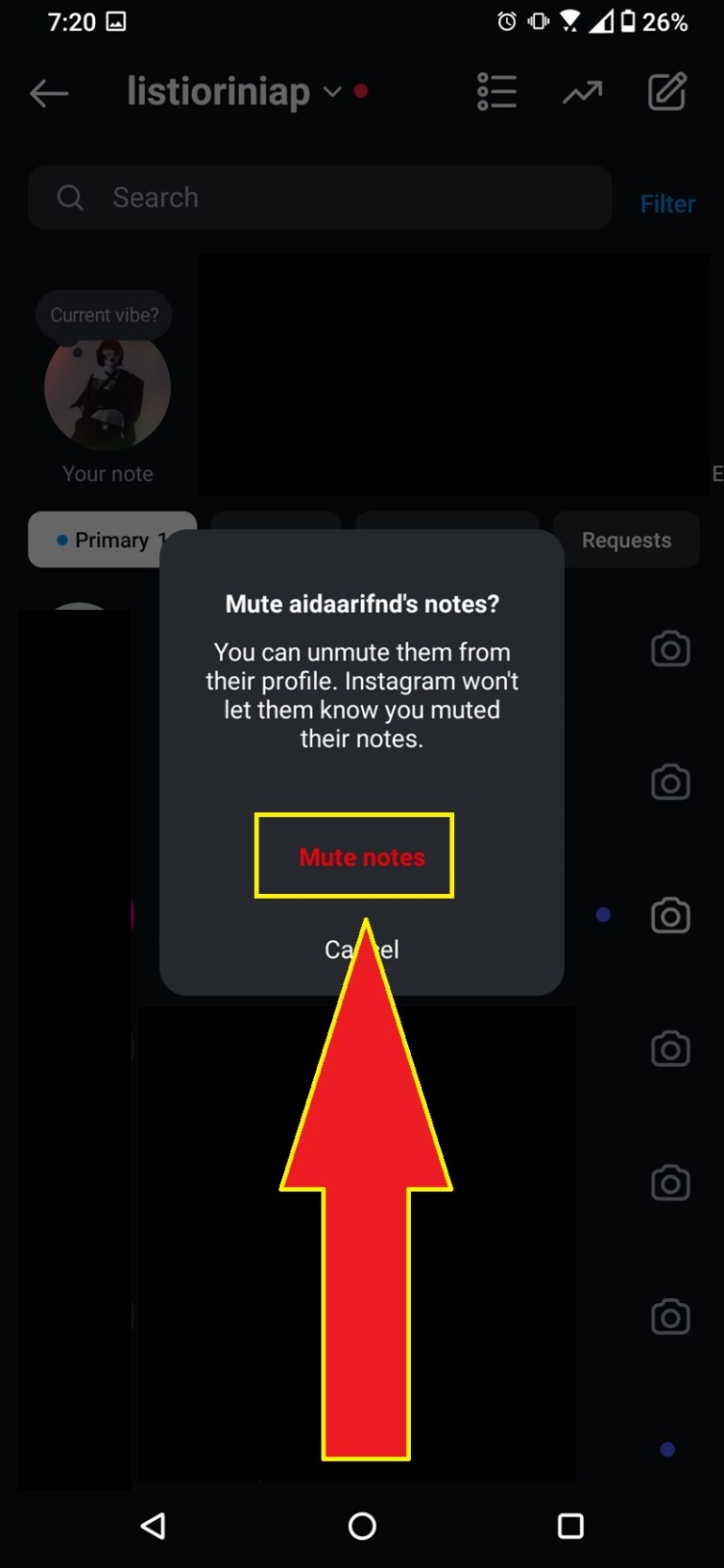 4 Cara Hide Notes di IG, Langsung Mute Aja Biar Gak Ganggu! - ZenCreator